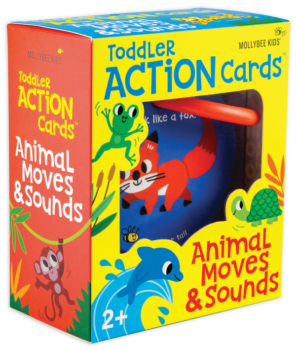 Toddler Action Cards Animal Moves & Sounds